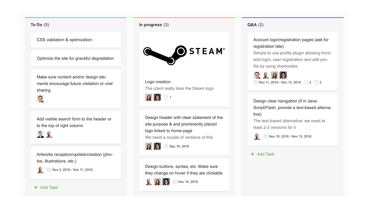 How to create, edit and use Project Workflows