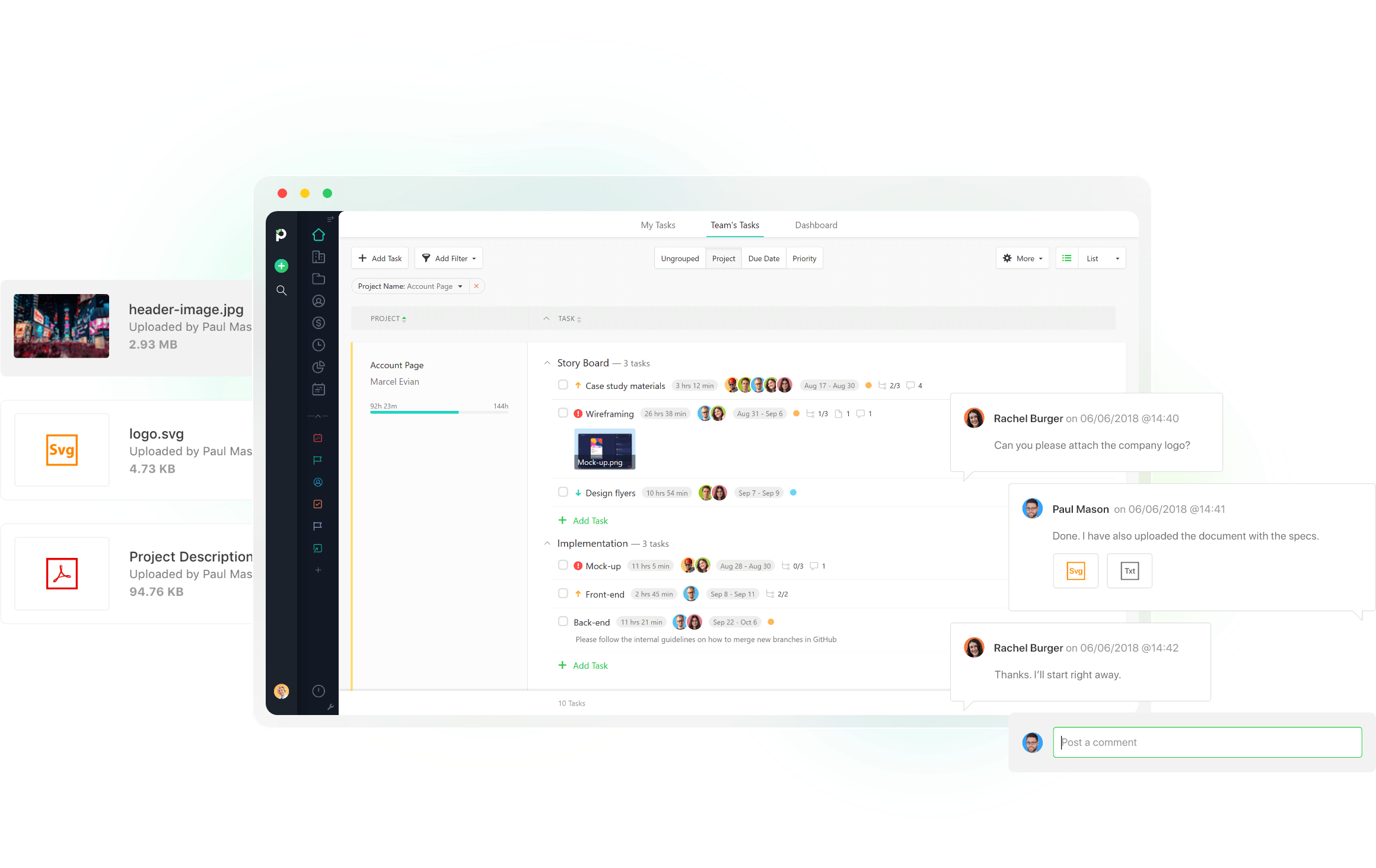 Project Management Tool Examples Paymo