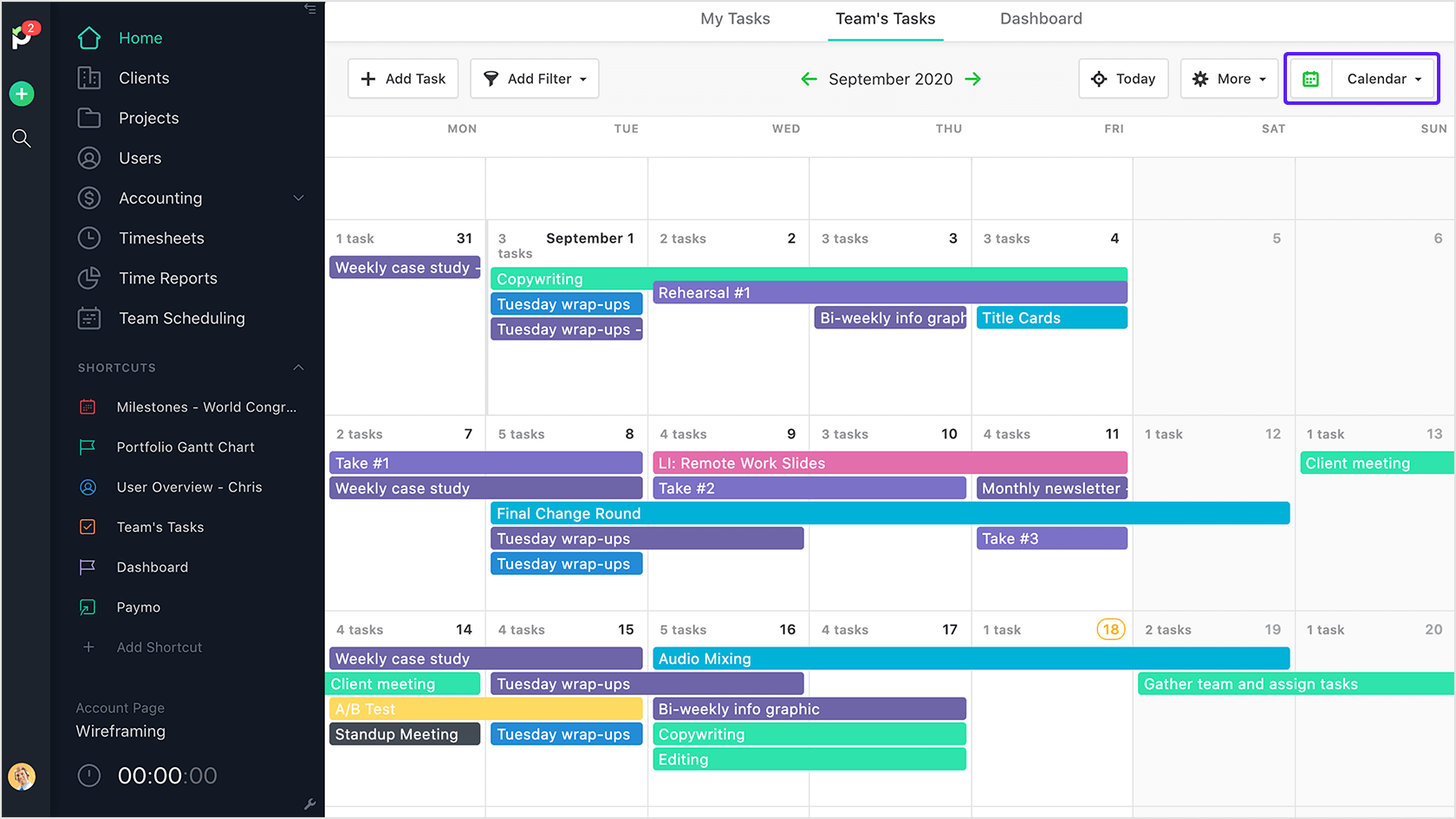 Introducing Task Calendar View Paymo