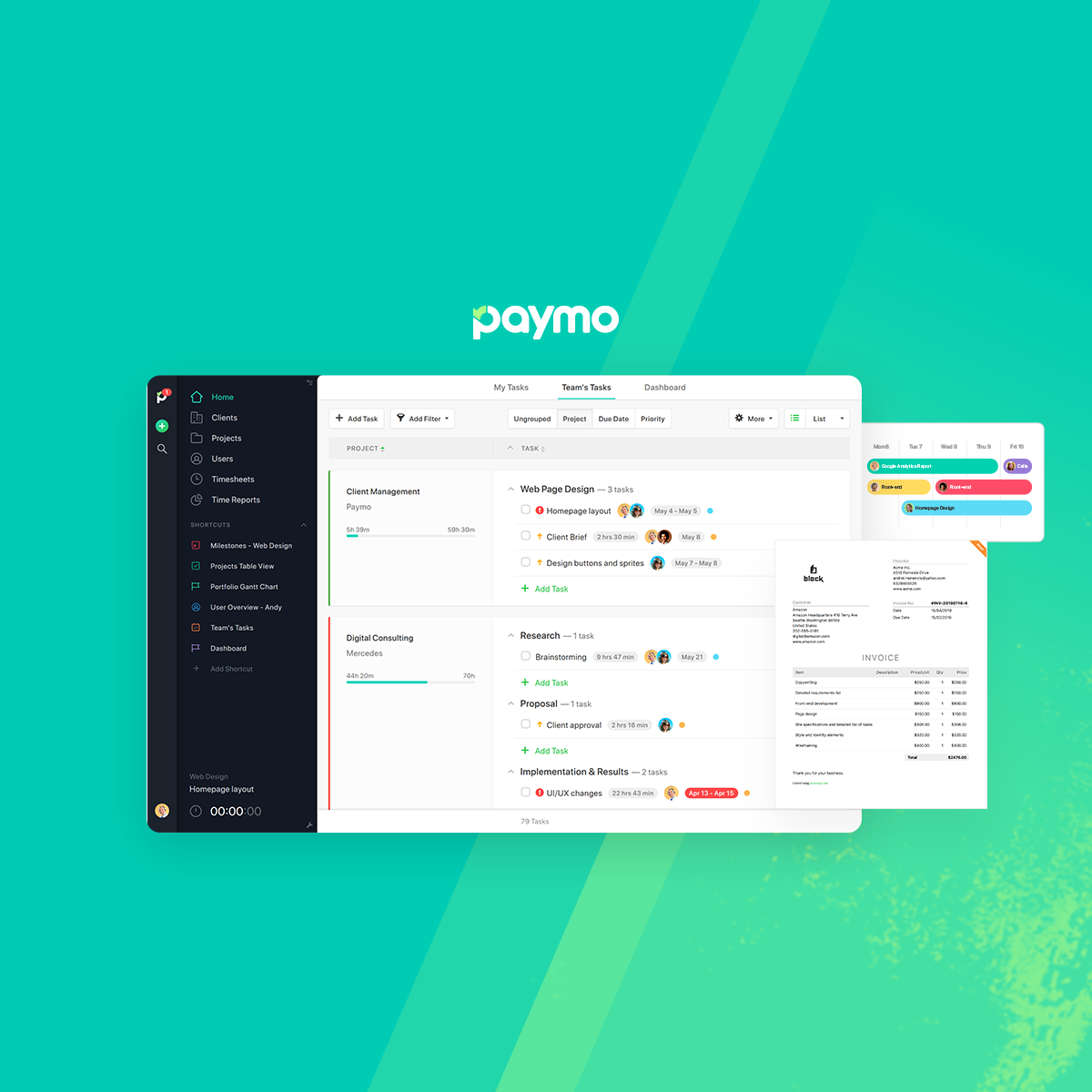 The Best Asana Alternative | Paymo