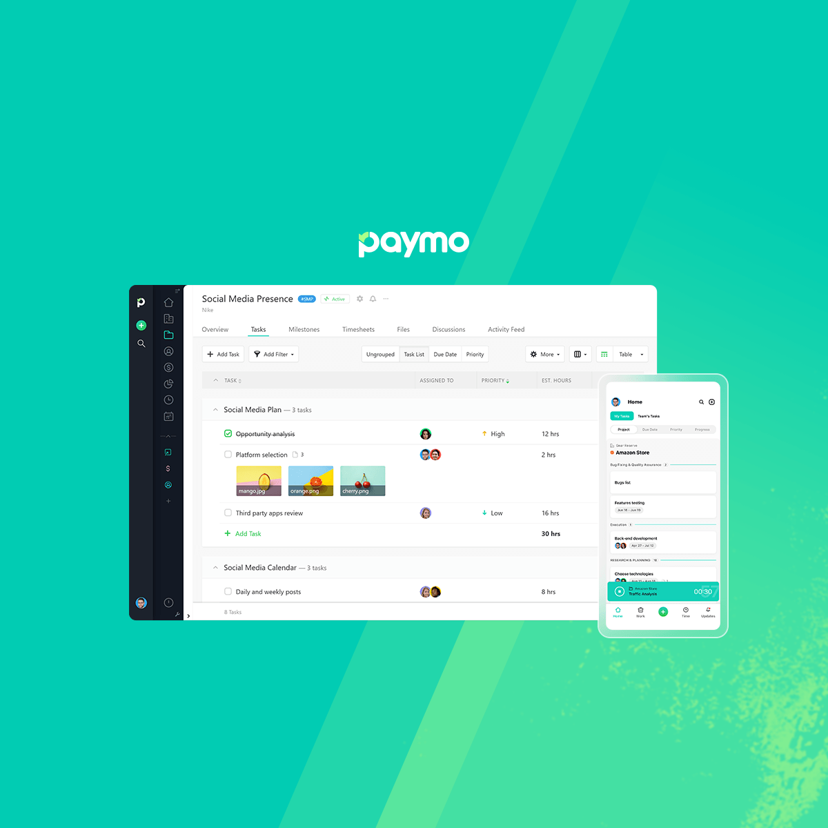 Free Project Management Software for Freelancers · Paymo