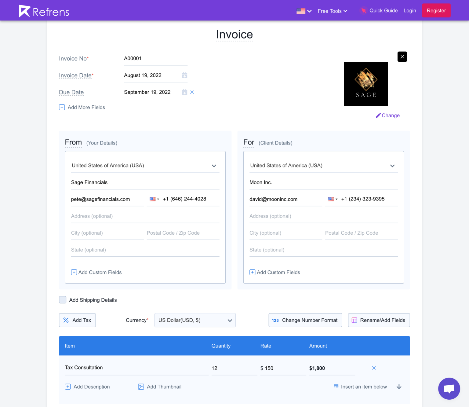 Best 8 Free Invoice Generators for 2025 • Paymo