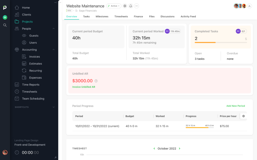 How to set up and use retainer projects • Paymo