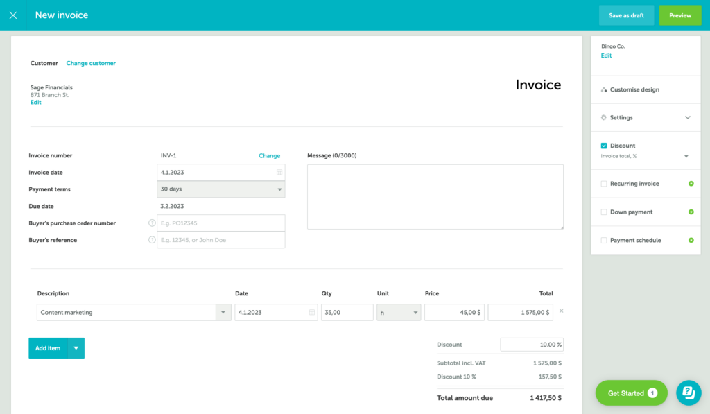100% FREE Invoicing Software