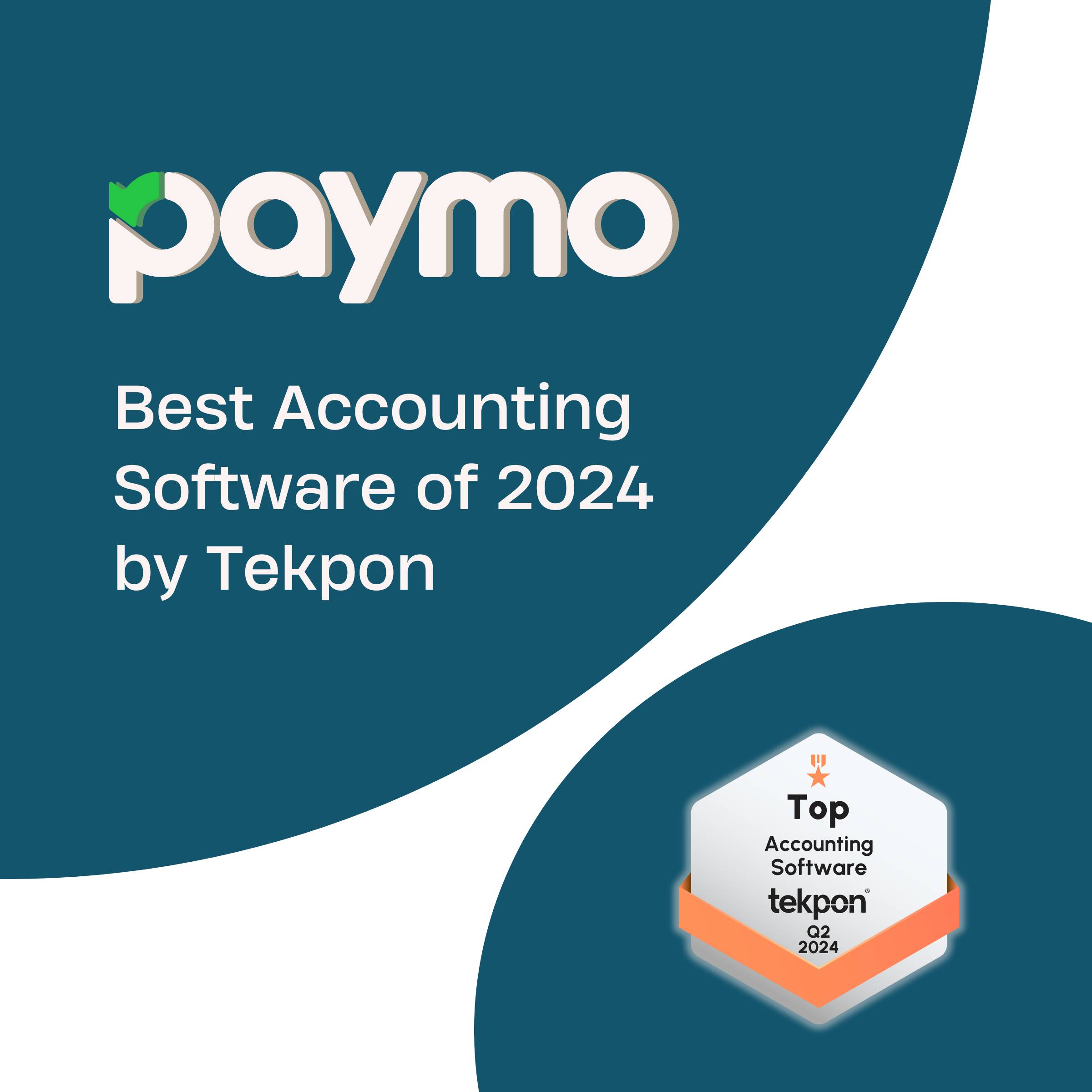 Paymo Named Among Best Accounting Software of 2024 by Tekpon • Paymo